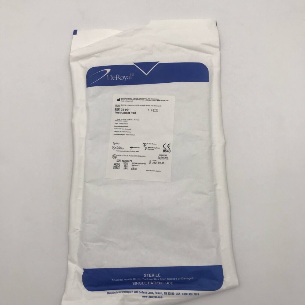 DeRoyal 25-001 Instrument Pad Size 10″ x 16″ (25.4cm x 40.6cm) - GB ...