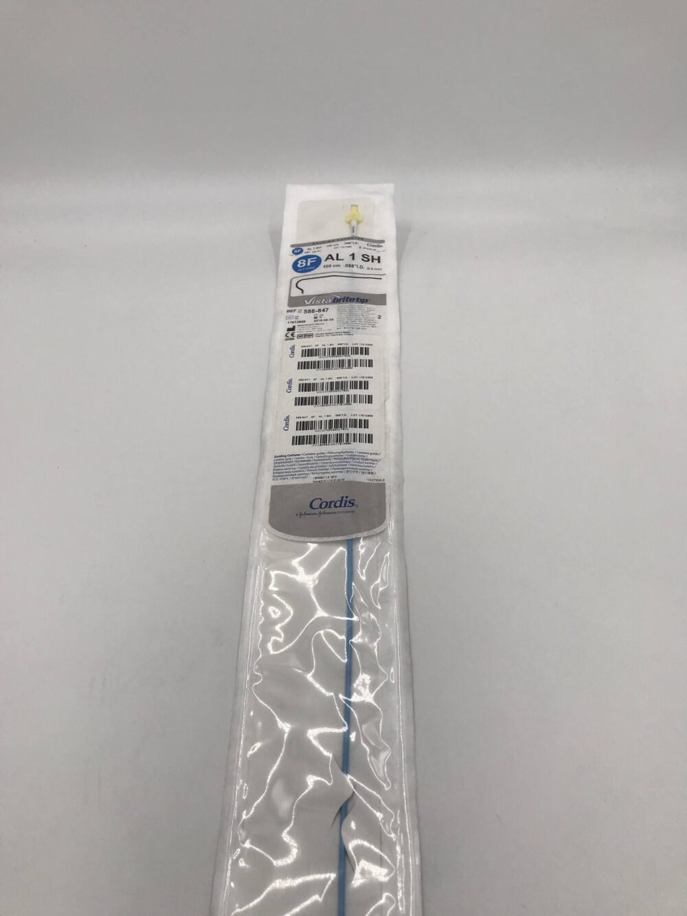 Cordis 588-847 Vista Brite tip Guiding Catheter AL 1 SH 8F (x) - GB ...