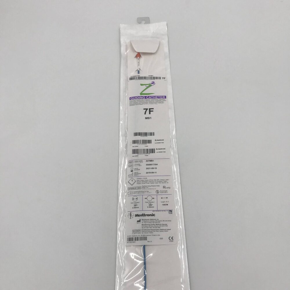 Medtronic Z27MB1 Guiding Catheter 7F MB 1, Z2 (X) - GB TECH USA