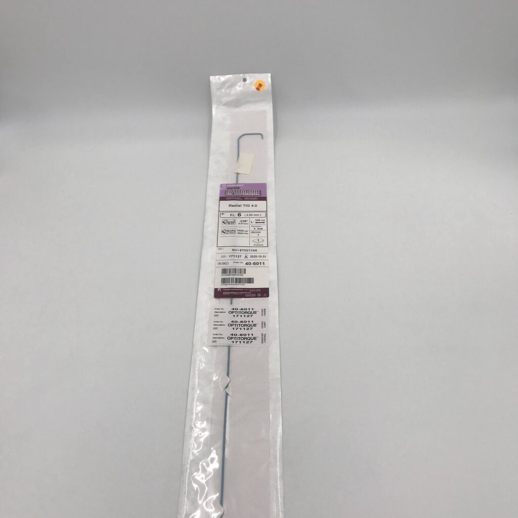 Terumo 40-6011 RadioFocus Optitorque Angiographic Catheter Radial TIG 4 ...