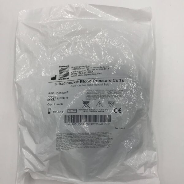 Statcorp UD1320MB UltraCheck Blood Pressure Cuffs Child Double Tube ...