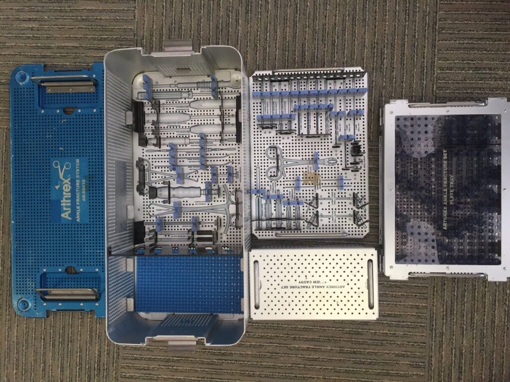 ARTHREX AR-8943C Ankle Fracture System/Sterilization Tray – GB TECH USA