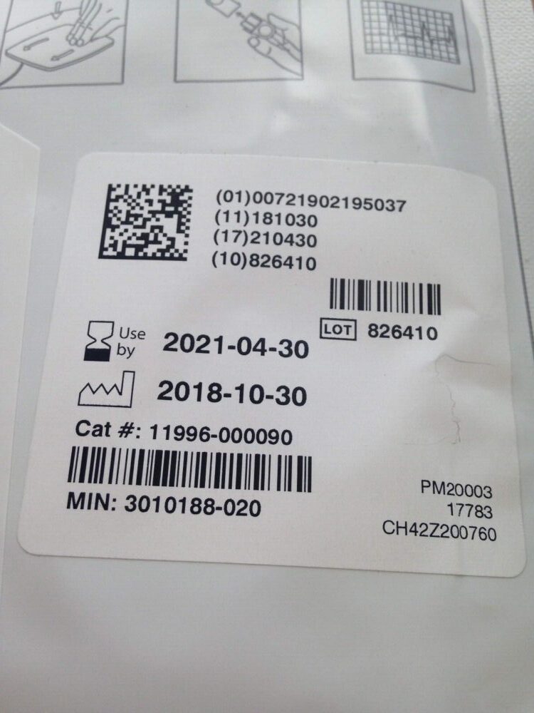 PHYSIO-CONTROL 11996-000090 Electrodes Radiotransparent System - Quik ...