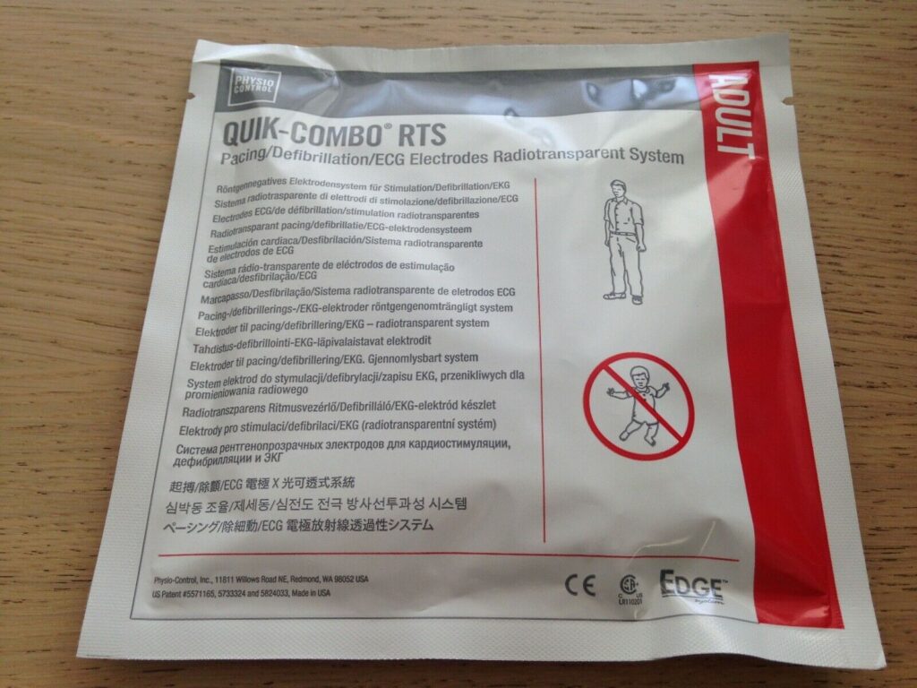 PHYSIO-CONTROL 11996-000090 Electrodes Radiotransparent System – Quik ...