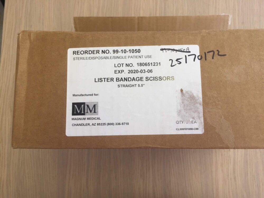 MAGNUM MEDICAL 99-10-1050 Lister Bandage Scissors (50/Case) (X) - GB ...