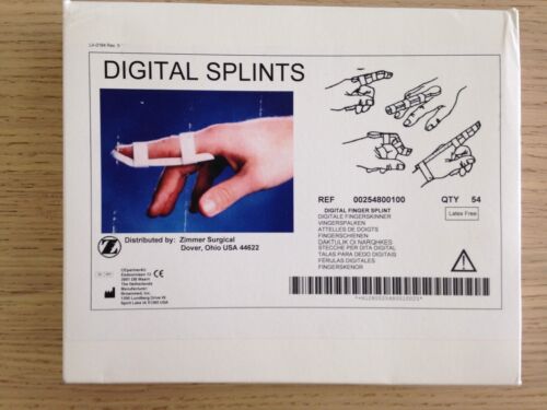 Zimmer 00254800100 Digital Finger Splint (54/Bx) - GB TECH USA