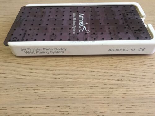ARTHREX AR-8916C-10 3H Ti Volar Plate Caddy Wrist Plating System ...