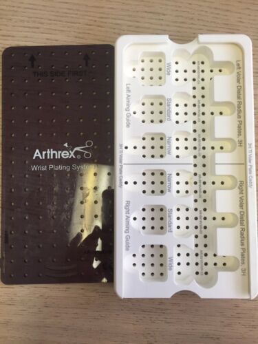 ARTHREX AR-8916C-10 3H Ti Volar Plate Caddy Wrist Plating System ...