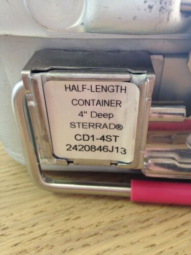 STERRAD CD1-4ST Half-Length Container 4" Deep - GB TECH USA