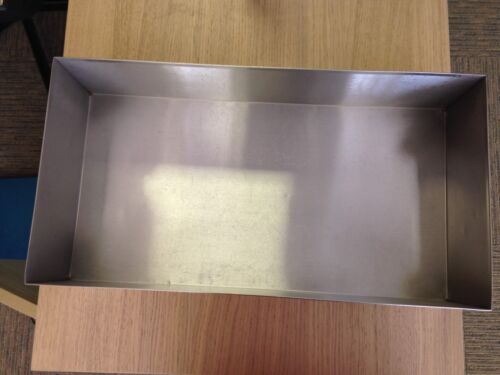 Biohazard Stainless Steel Tray w Lid 23" x 12" x 6" - GB TECH USA