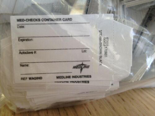 MEDLINE WAGIND Med-Checks Container Card Steam Indicator (1000/Bag ...