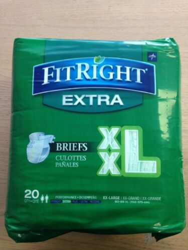 MEDLINE FITEXTRAXXL FitRight Extra Protection Briefs (20/Pkg) - GB TECH USA
