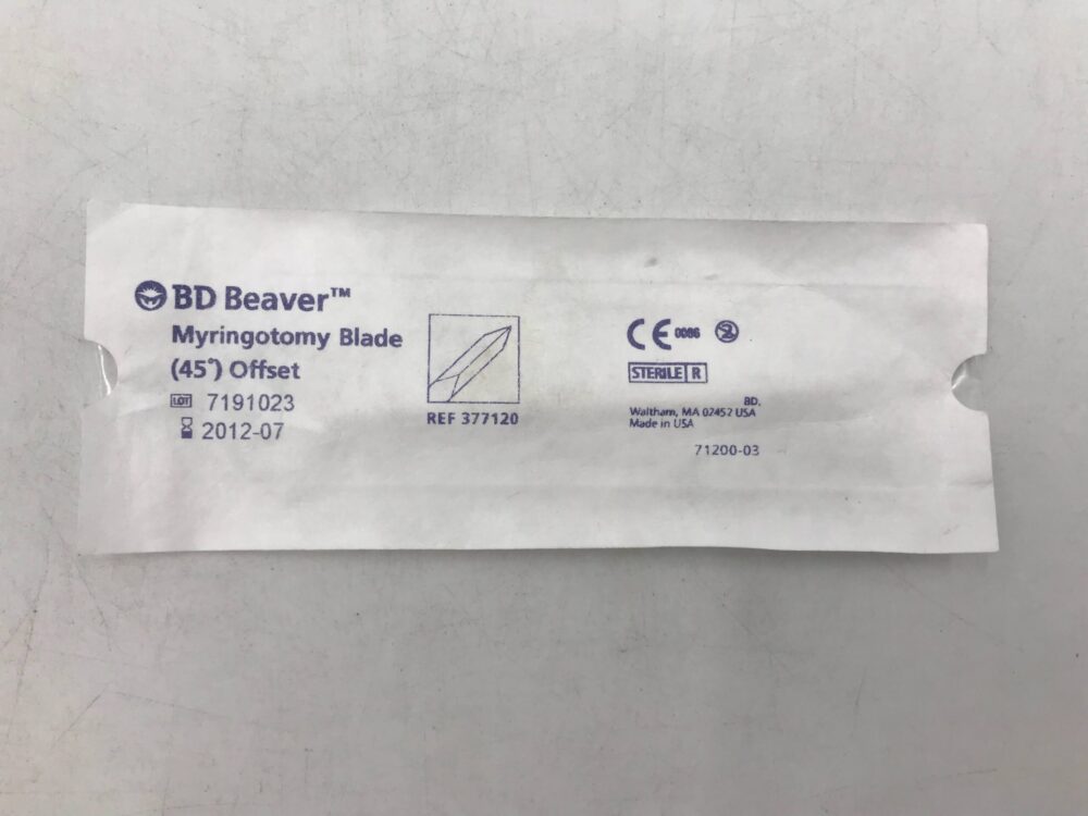 BVI 377120 Myringotomy Blade, Offset 45deg (X) - GB TECH USA