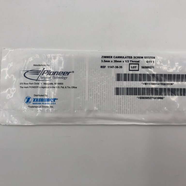 ZIMMER 1147-38-35 Pioneer Surgical Cannulated Screw System 3.5mm x 38mm ...