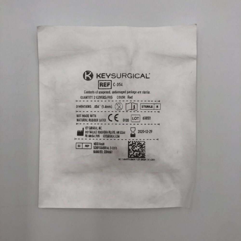 KEY SURGICAL C-054 K-Wire Pin Cover, Red .054" (x) - GB TECH USA