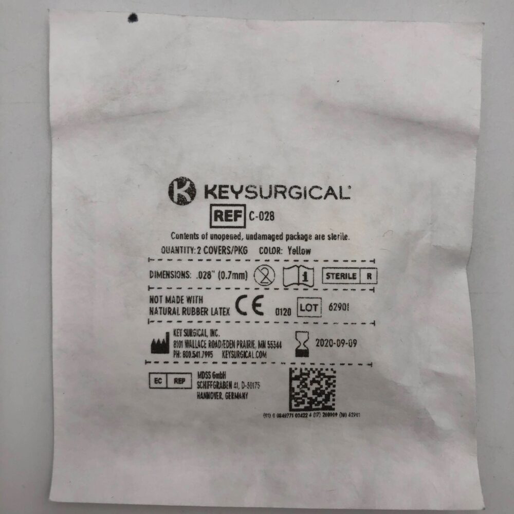 KEY SURGICAL C-028 K-Wire Pin Cover, Yellow 0.028" (0.7mm) (x) - GB ...