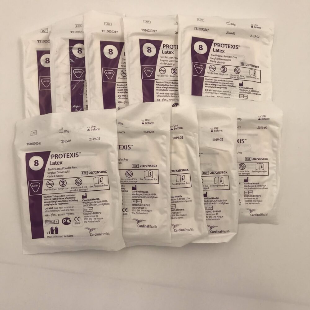 CARDINAL HEALTH 2D72NS80X Protexis Sterile Latex Surgical Gloves ...