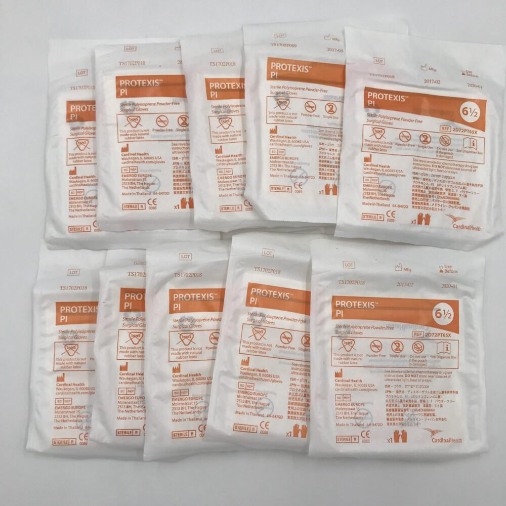 CARDINAL HEALTH 2D72PT65X Protexis PI, Glove Size 6.5 (10/Lot) (x) - GB ...