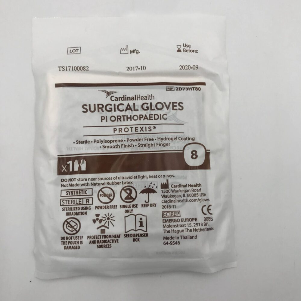 CARDINAL HEALTH 2D73HT80 Protexis PI Orthopaedic Surgical Gloves, Glove ...