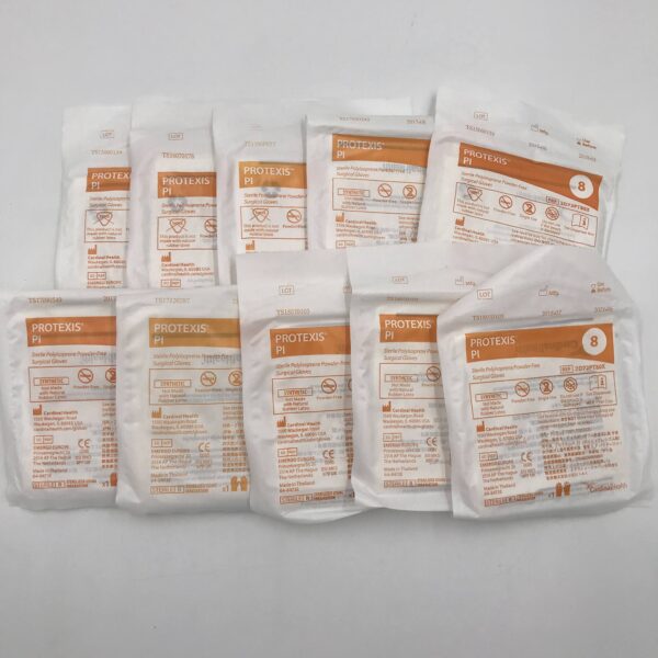 CARDINAL HEALTH 2D72PT80X Protexis PI Surgical Gloves, Glove Size 8 (10 ...