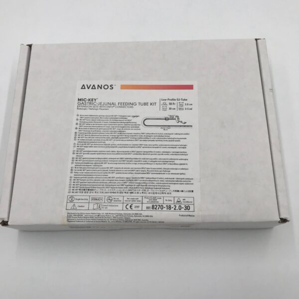 AVANOS 8270-18-2.0-30 Mic-Key Gastric-Jejunal Feeding Tube Kit 18Fr (X ...