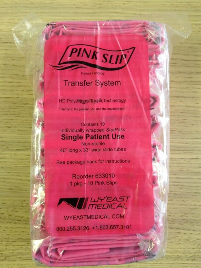 WYÉast Medical 633010 Pink Slip Wide Slide Tubes 40″ x 33″ 10/Pack - GB ...