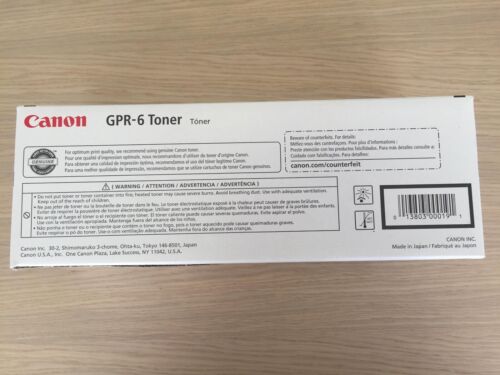 CANON GPR-6 Original Toner Cartridge BLACK - GB TECH USA