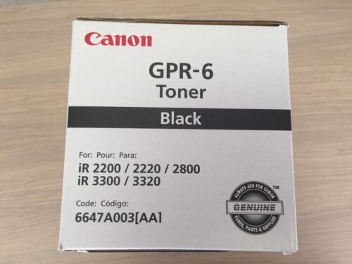 CANON GPR-6 Original Toner Cartridge BLACK - GB TECH USA