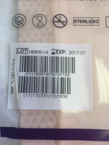 SYSTAGENIX TLSB1717EN Tielle Silicone Border with Hydropolymer Dressing ...