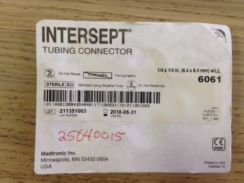 MEDTRONIC 6061 Intersept Tubing Connector 1/4″ x 1/4″ (x) – GB TECH USA