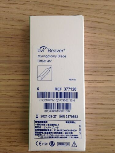 BVI 377120 Beaver Myringotomy Blade Offset 45 Deg (6/Bx) (X) – GB TECH USA