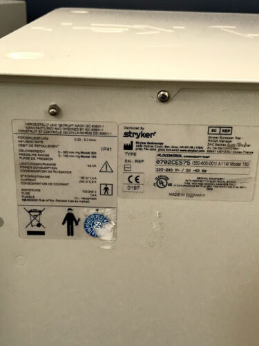 STRYKER 350-600-001 150 Flocontrol Arthroscopy Pump - GB TECH USA