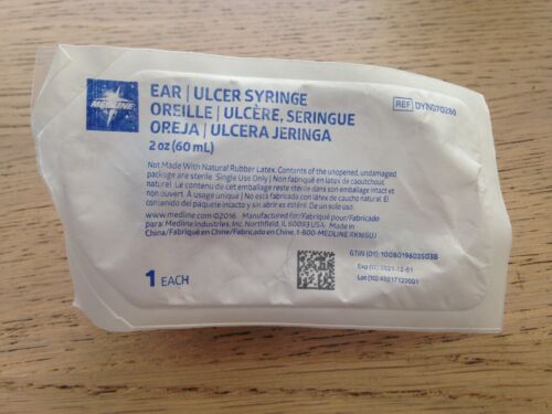 MEDLINE DYND70280 Ear Ulcer Syringe 60mL (X) - GB TECH USA