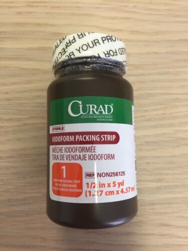 MEDLINE NON256125 GUARD Iodoform Packing Strip 1/2in x 5yd (12/Box) (X ...
