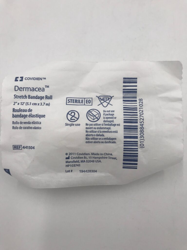 COVIDIEN 441504 Dermacea Stretch Bandage Roll 2″x2′ – GB TECH USA