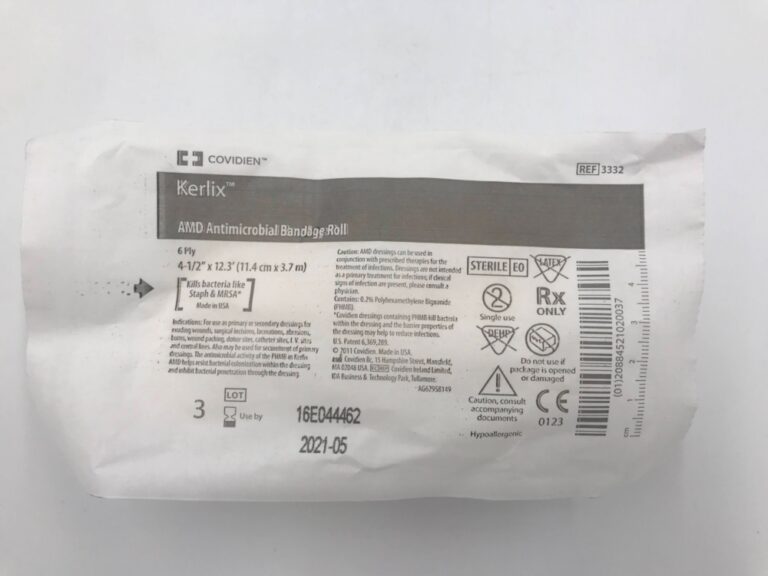 COVIDIEN 3332 Kerlix AMD Antimicrobial Bandage Roll 6Ply 4-1/2"x12.3 ...