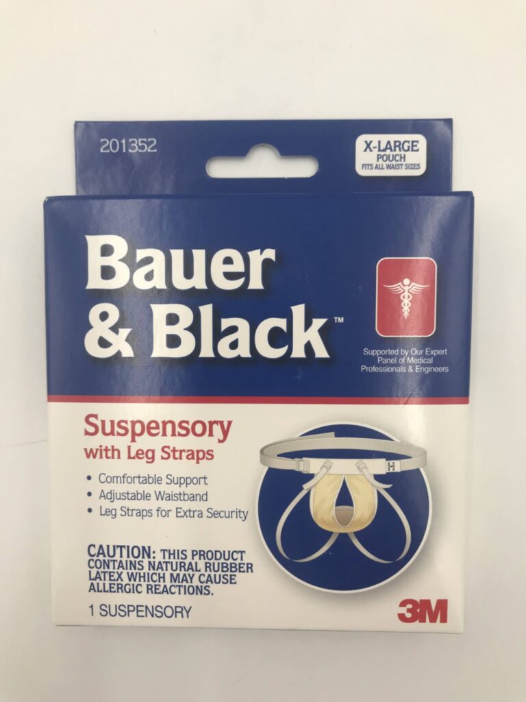 3M 201352 Bauer & Black Suspensory w/Leg Straps X-Lg Pouch - GB TECH USA