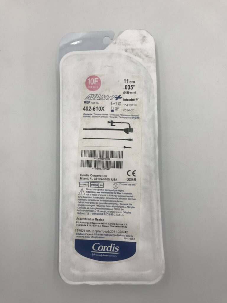 CORDIS 402-610X Avanti+ Introducer 10Fr (X) - GB TECH USA