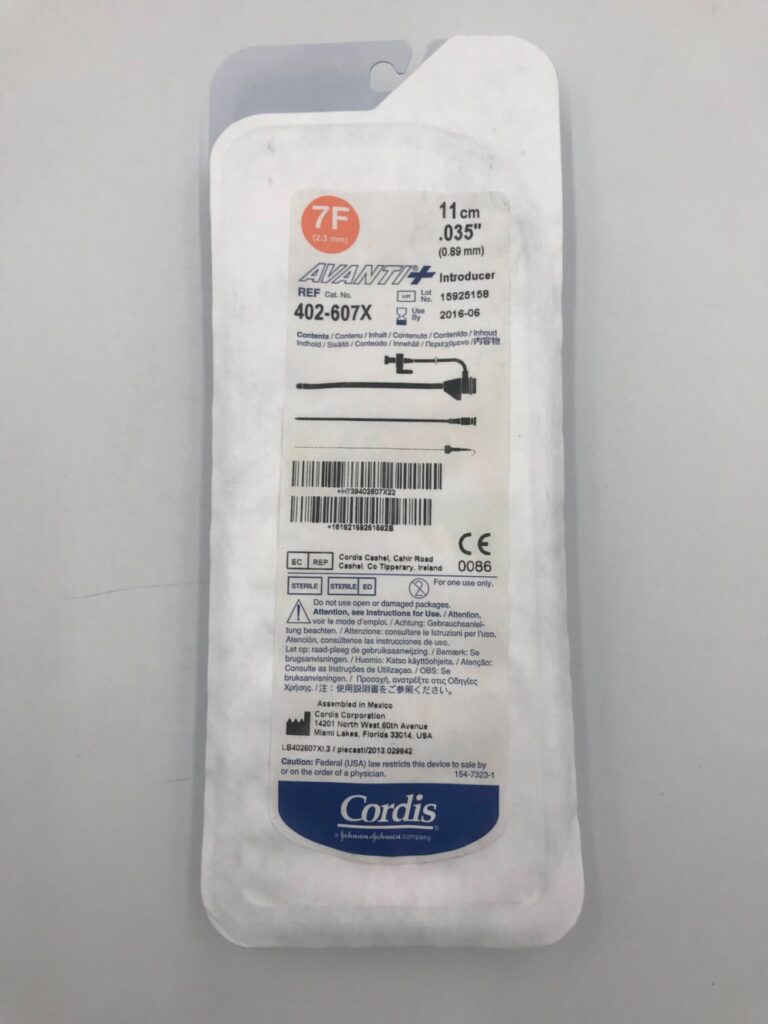 CORDIS 402-607X Avanti+ Introducer 7F (X) – GB TECH USA