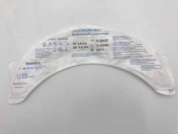 TELEFLEX 5-10410 Hudson RCI Sheridan/Uncuffed Tracheal Tube Murphy Eye ...