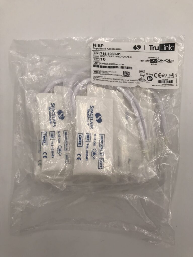 SpaceLab 714-1030-01 TruLink NIBP Soft Cuff-Neonatal 3 (10/Pkg) - GB ...
