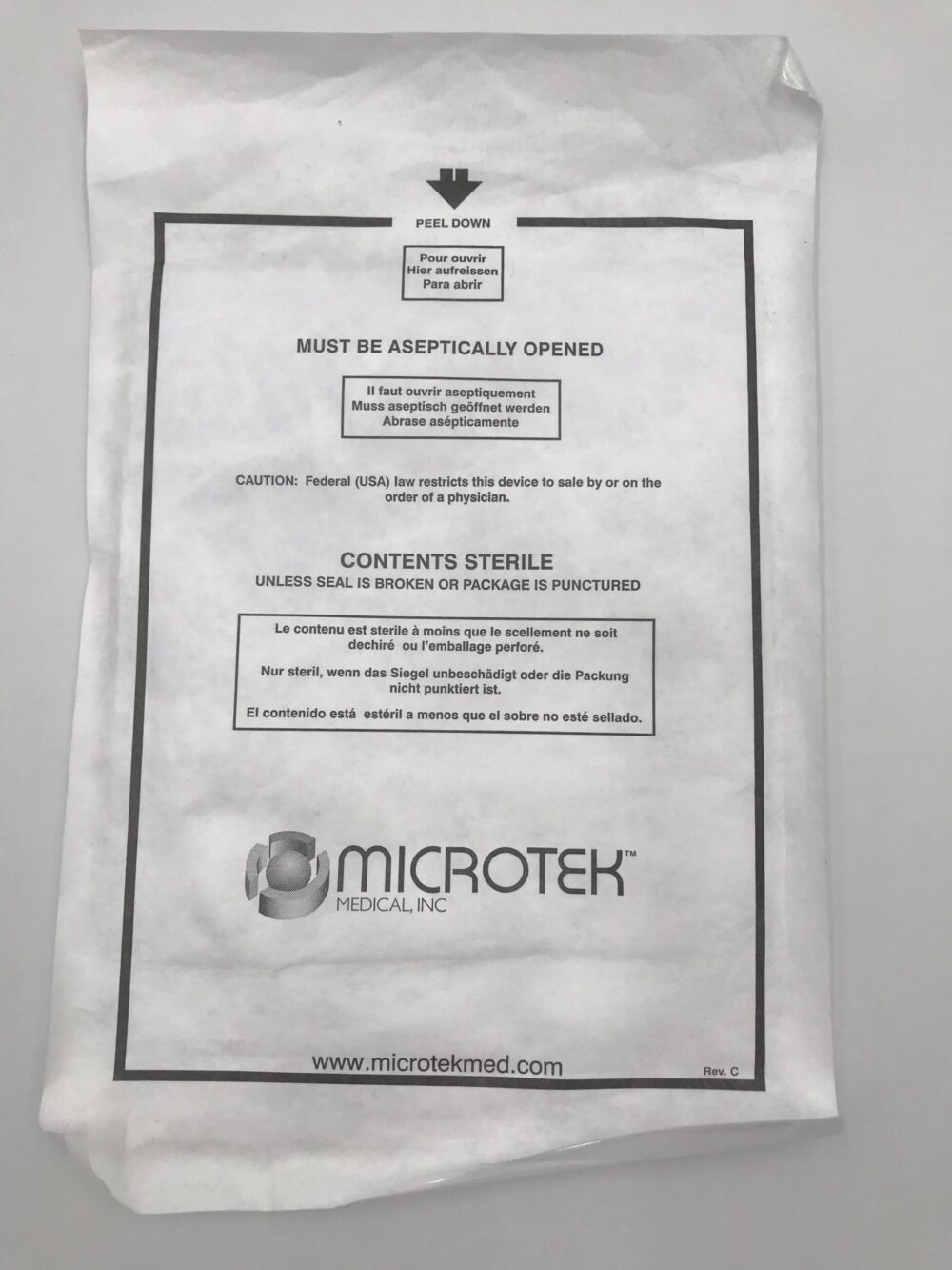 MICROTEK MEDICAL 4954 X-Ray Cassette Drape, Large 24"x25" (X) - GB TECH USA