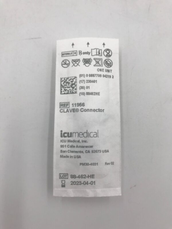 ICU MEDICAL 11956 Clave Connector - GB TECH USA