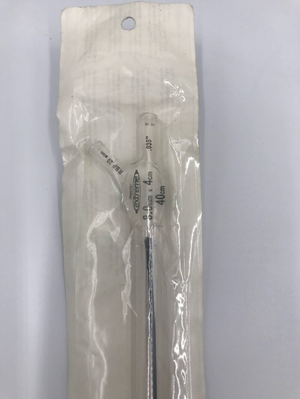 Cordis 415-8040T PowerFlex Extreme Endovascular PTA Dilatation Catheter ...