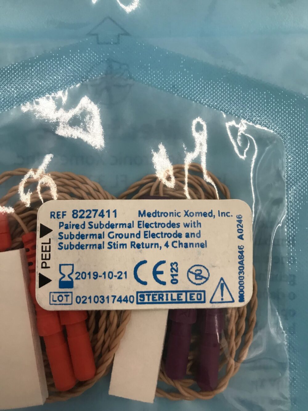 Medtronic 8227411 Paired Subdermal Electrodes / Subdermal Ground ...