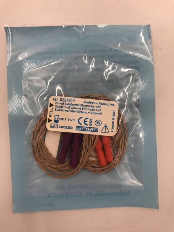 Medtronic 8227411 Paired Subdermal Electrodes / Subdermal Ground ...