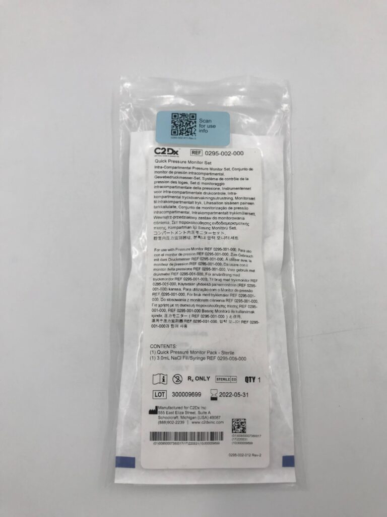 Critical Care 0295-002-000 C2Dx Quick Pressure Monitor Set (X) - GB ...