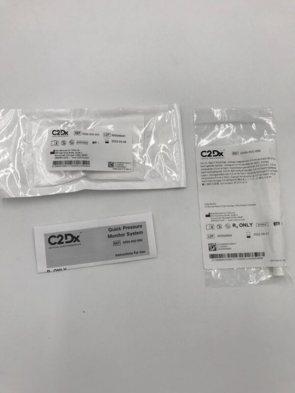 Critical Care 0295-002-000 C2Dx Quick Pressure Monitor Set (X) – GB ...