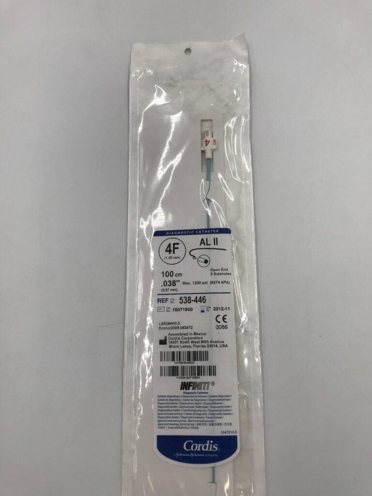 Cordis 538-446 AL II 4F x 100cm Diagnostic Cateter (X) - GB TECH USA