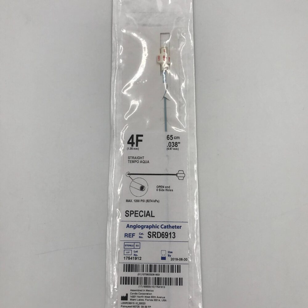 CORDIS 451-447S0 Tempo4 Angiographic Catheter RDC A1 4F (X) - GB TECH USA